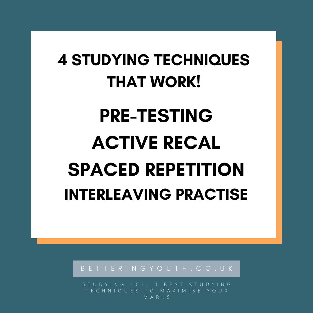 Studying 101: 4 Best Studying Techniques to Maximise your Marks ...